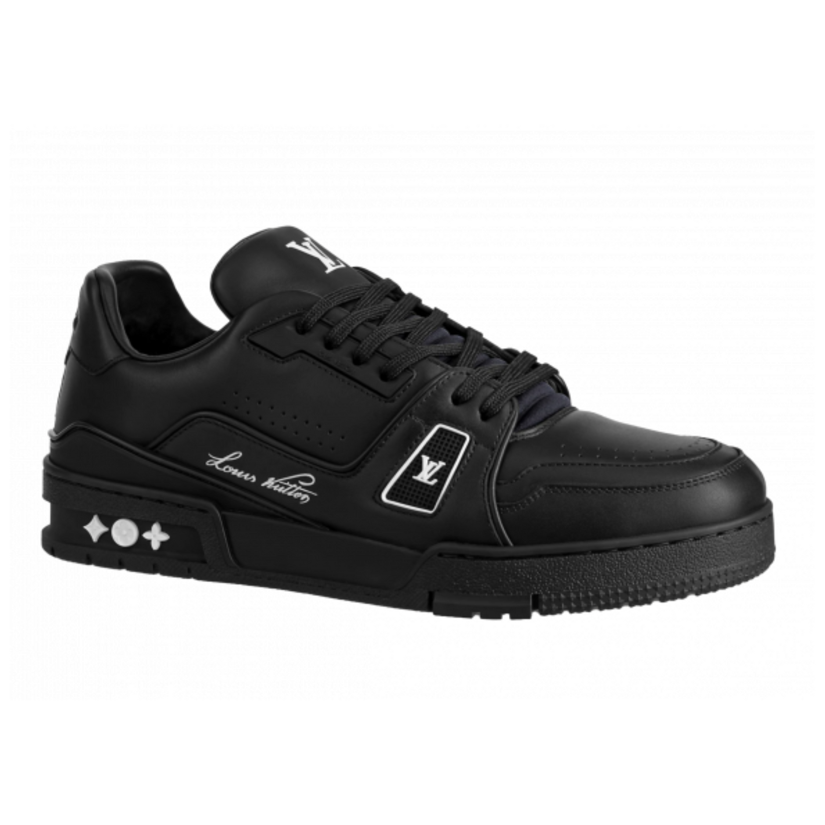 LOUIS VUITTON TRAINER SNEAKER BLACK – Zookicks